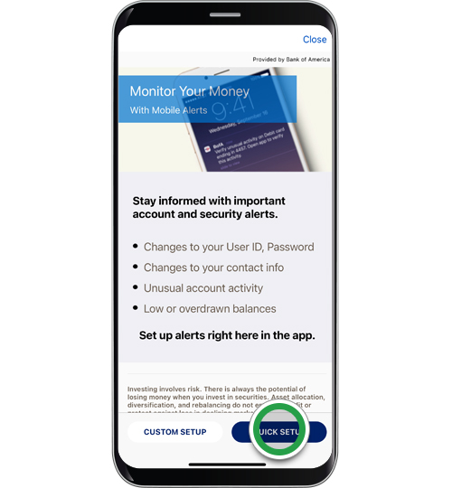 How to set account activity alerts with the Mobile Banking App | Bank ...