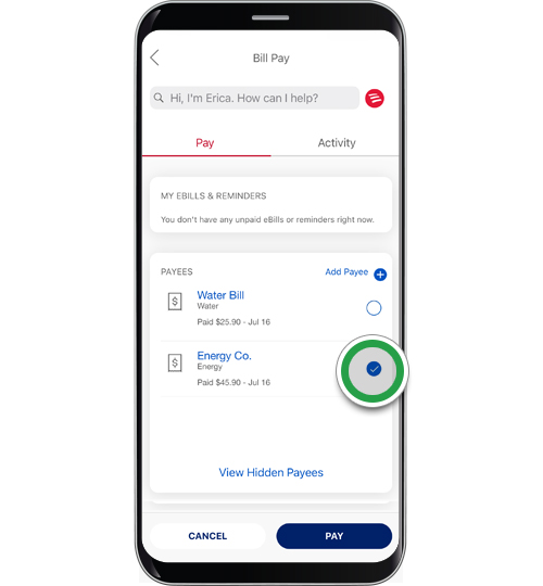 How to pay bills with the Mobile Banking App | Bank of America