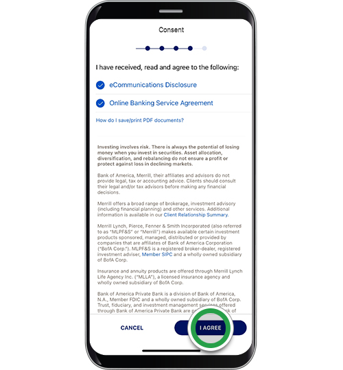 How to enroll in Mobile Banking with Bank of America