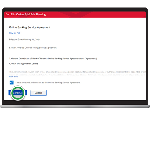 How to enroll in Online Banking with Bank of America