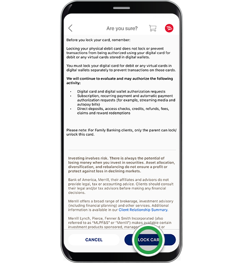 How to lock or unlock your debit card with the Mobile Banking App ...