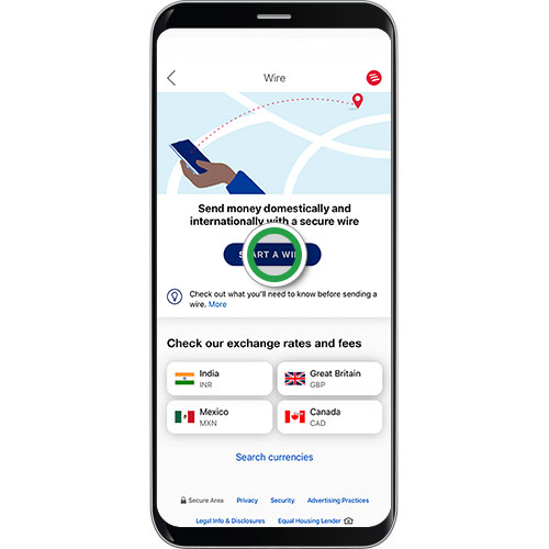 How to do a Domestic Wire Transfer with Mobile Banking| Bank of America