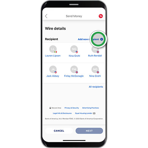 How to do a Domestic Wire Transfer with Mobile Banking| Bank of America