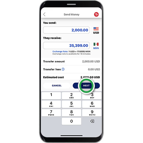 How to do an International Wire Transfer with Mobile Banking | Bank of ...