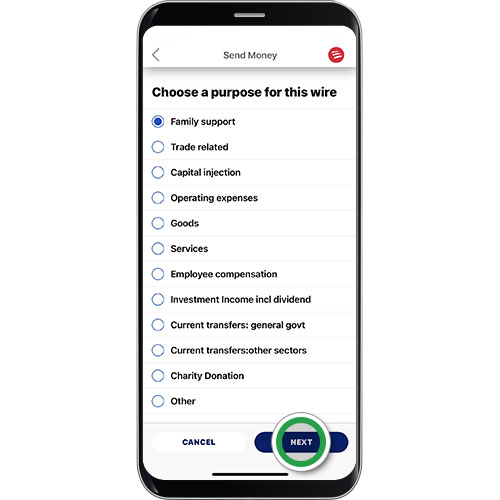 How to do an International Wire Transfer with Mobile Banking | Bank of ...