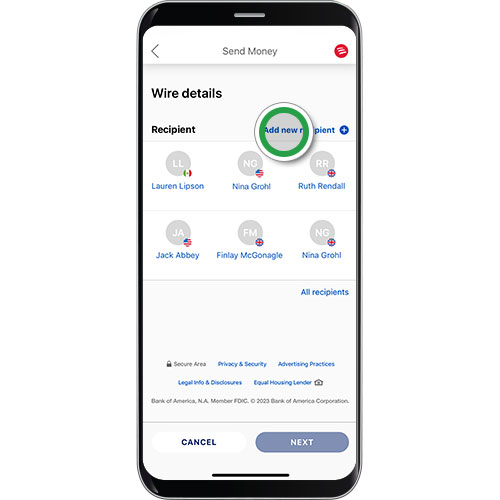 How to do an International Wire Transfer with Mobile Banking | Bank of ...
