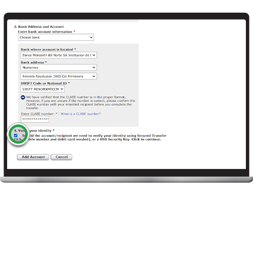 How to do an International Wire Transfer with Online Banking | Bank of ...