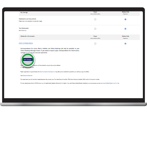 How to set up paperless statements with Online Banking | Bank of America