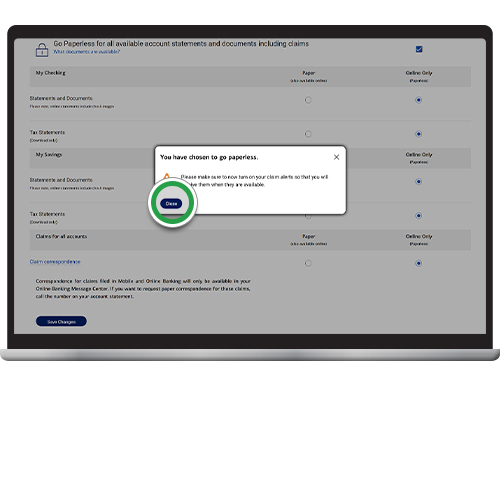 How to set up paperless statements with Online Banking | Bank of America
