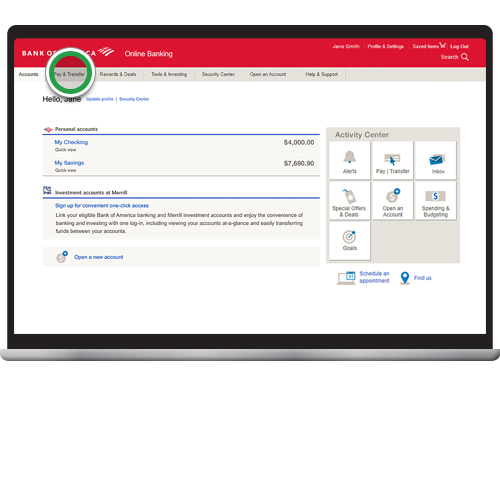 How to receive money online with Zelle® and Online Banking | Bank of ...
