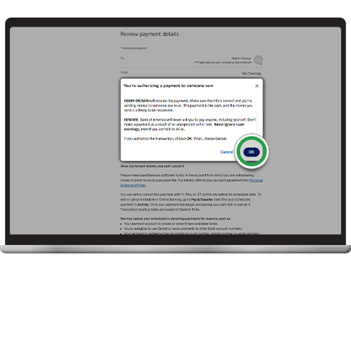 How to send money with Zelle® and Online Banking | Bank of America