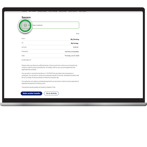 How to transfer money with Online Banking | Bank of America
