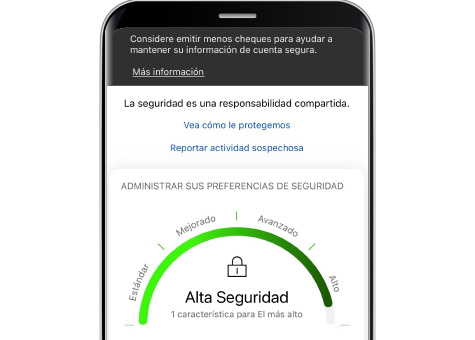 Alertas de Cuenta de la Banca en Línea y la Banca Móvil de Bank of America